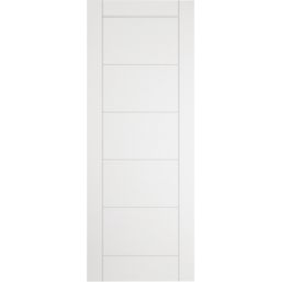Jeld-Wen Primed White Wooden Ladder Internal Door 1981mm x 838mm - Screwfix