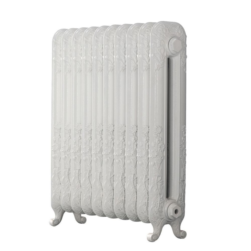Arroll 794mm x 684mm 3550BTU White Cast Iron 2 Column Radiator - Screwfix
