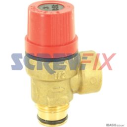 Heatline D003202557 3Bar Pressure Relief Valve - Screwfix