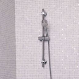 ETAL Mist Slide Rail Shower Kit Chrome - Screwfix