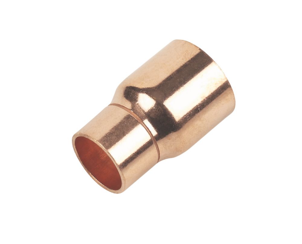 Flomasta Copper End Feed Fitting Reducers F 15mm x M 22mm 20 Pack - Screwfix