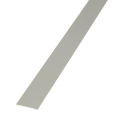 Rothley Anodised Aluminium Flat Bar 1m x 25mm x 2mm - Screwfix