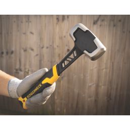 Roughneck Gorilla V-Series Single-Piece Club Hammer 4lb (1.8kg) - Screwfix