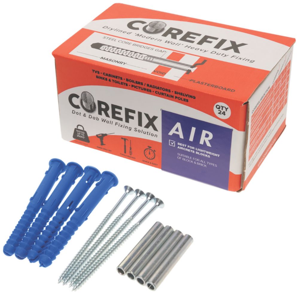Corefix Wall Plugs | Fixings & Fasteners | Screwfix.com