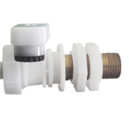Flomasta Side-Entry Inlet Valve 25mm - Screwfix