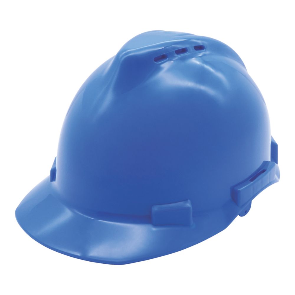 Site Safety Helmet Blue - Screwfix