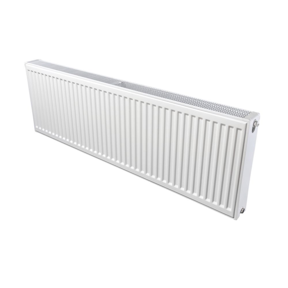 Stelrad 450mm x 1400mm 6330BTU White Type 22 Convector Radiator - Screwfix