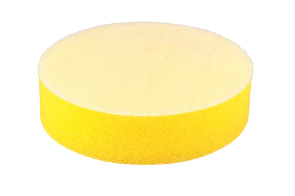 Makita Medium to Soft Sponge Pad 80mm Yellow - Screwfix