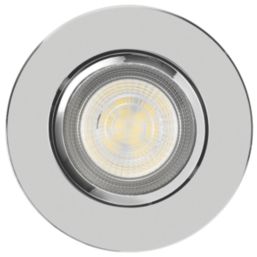 LAP Tilt LED Downlight Chrome 4.5W 400lm - Screwfix