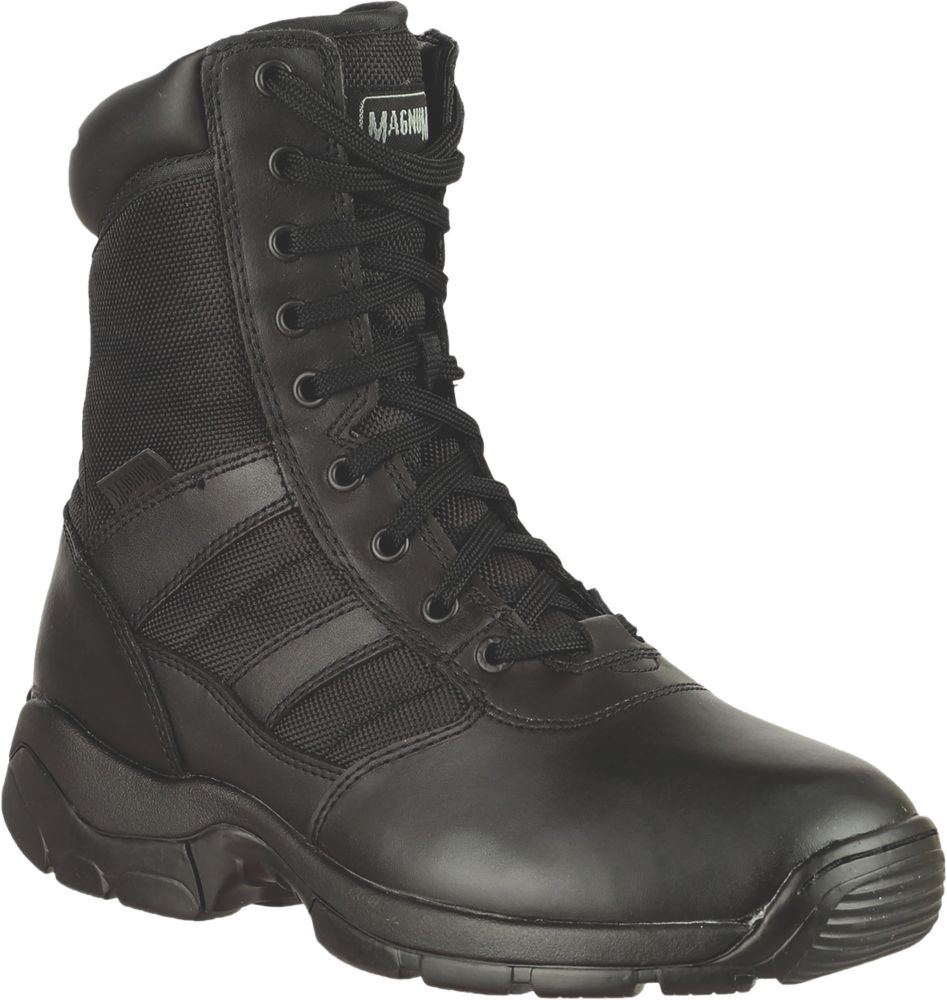 Magnum Panther 8.0 Uniform Size 3 Black Occupational Work Boots - Screwfix