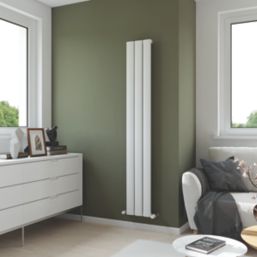 Ximax James 1800mm x 280mm 2164BTU White Vertical Designer Radiator ...