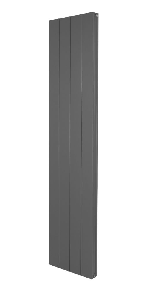 Towelrads Ascot 1800mm x 407mm 3490BTU Anthracite Vertical Designer ...
