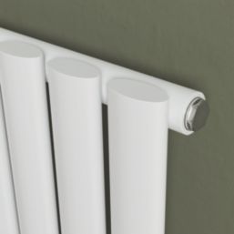 Azur Eclipse 1800mm x 600mm 4178BTU White Vertical Designer Radiator ...