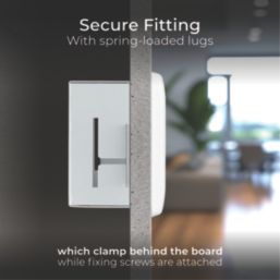 British General Fire Rated 2-Gang Dry Lining Box 47mm - Screwfix