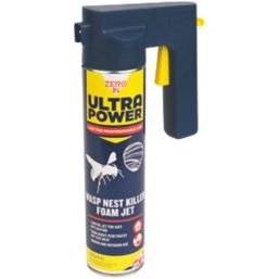 Zero In Ultra Power Wasp Nest Foam 600ml - Screwfix