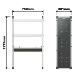 Van Guard Universal Trade Van Racking Unit (2 Straight & 1 Angled ...