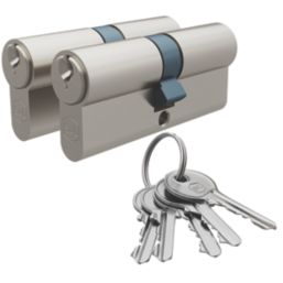 Smith & Locke 1 Star 6-Pin Euro Double Cylinder Locks 35-35 (70mm ...
