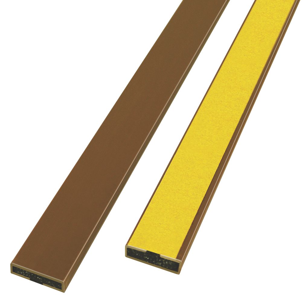 Firestop Fire Door Intumescent Strips Brown 15mm x 4mm x 2100mm 10 Pack ...