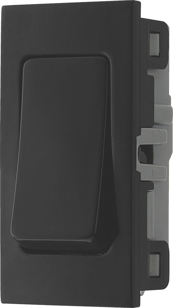 British General 20A Modular DP Boiler Switch Black - Screwfix