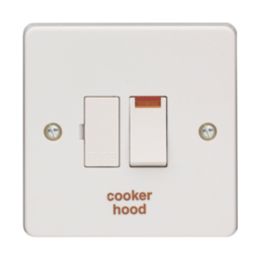 Crabtree Capital 13A Switched Cooker Hood Fused Spur with Neon White ...