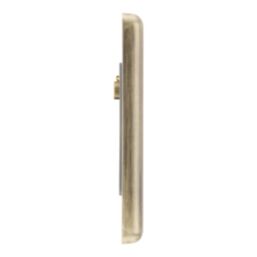 LAP 2-Module Modular Faceplate Antique Brass - Screwfix