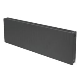 Stelrad 450mm x 1800mm 7868BTU Grey Type 22 Convector Radiator - Screwfix