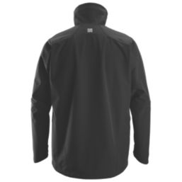 Snickers 1205 Soft Shell Jacket Black Medium 39" Chest - Screwfix