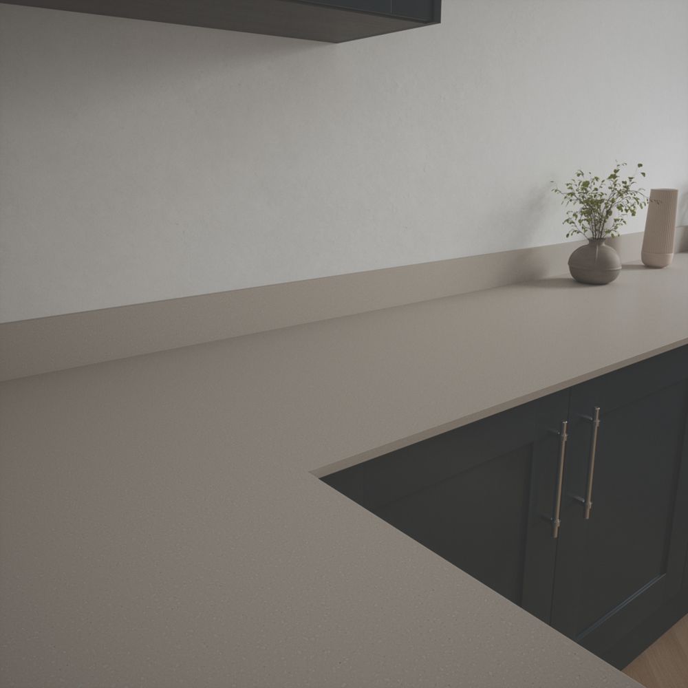 Metis Brown Fleck Composite Kitchen Worktop 3050mm x 620mm x 15mm ...