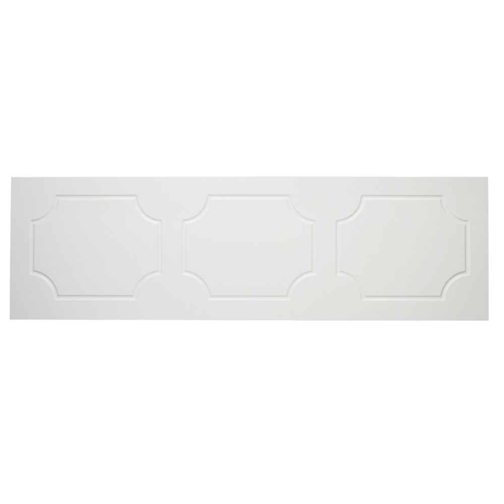 Midford Front Bath Panel 1700mm White - Screwfix