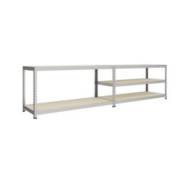 RB Boss Fastlok UDL/GALV 5-Tier Metal Garage Shelving Unit 1200mm x ...