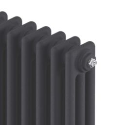 Acova 600mm x 1042mm 4571BTU Blue Night Horizontal 3 Column Radiator ...