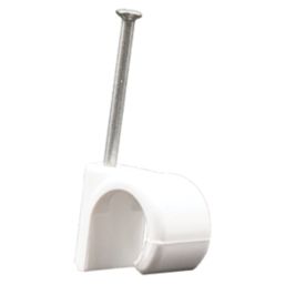 Talon 15mm Nail-In Clips 100 Pack - Screwfix