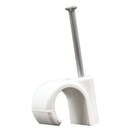 Talon 15mm Nail-In Clips 100 Pack - Screwfix