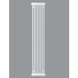 DeLonghi 2000mm x 394mm 5295BTU Traffic White Vertical 3 Column ...