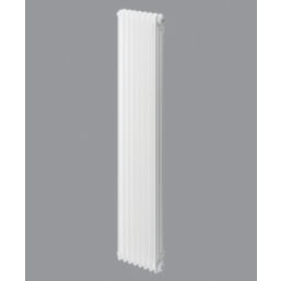 DeLonghi 2000mm x 394mm 5295BTU Traffic White Vertical 3 Column ...