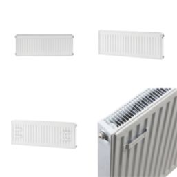 Flomasta 300mm x 800mm 2068BTU White Type 21 Convector Radiator - Screwfix