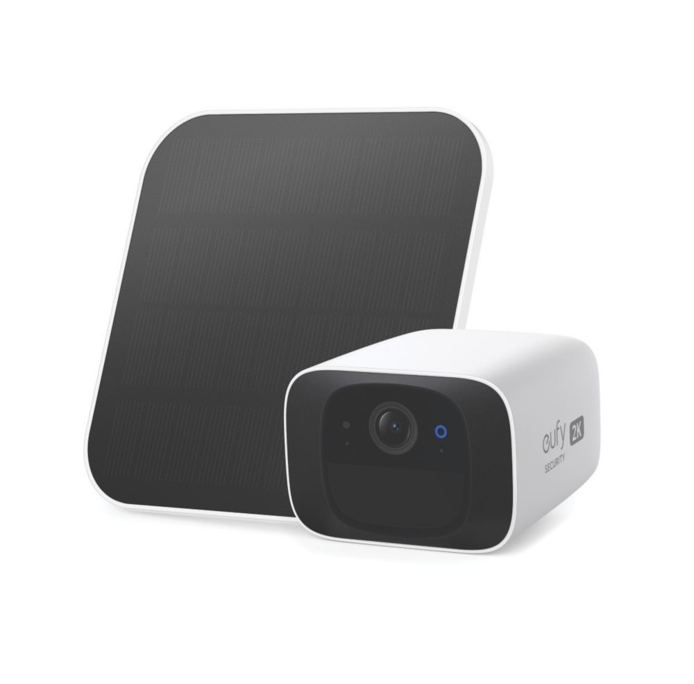 Eufy SoloCam C210 Rechargeable Battery-Operated White Wireless 2K ...