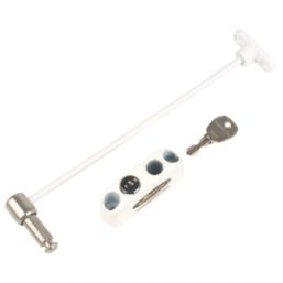 Jackloc The Pro 5 Window Restrictor White 200mm - Screwfix