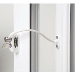 Jackloc The Pro 5 Window Restrictor White 200mm - Screwfix