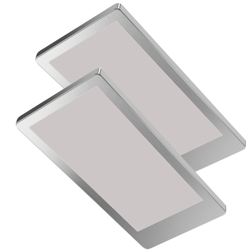 Sensio Neo Pro Rectangular LED Under Cabinet Lights Steel 9.6W 290 ...