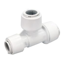 FloPlast FloFit+ Plastic Push-Fit Reducing Tee 28mm x 22mm x 28mm ...