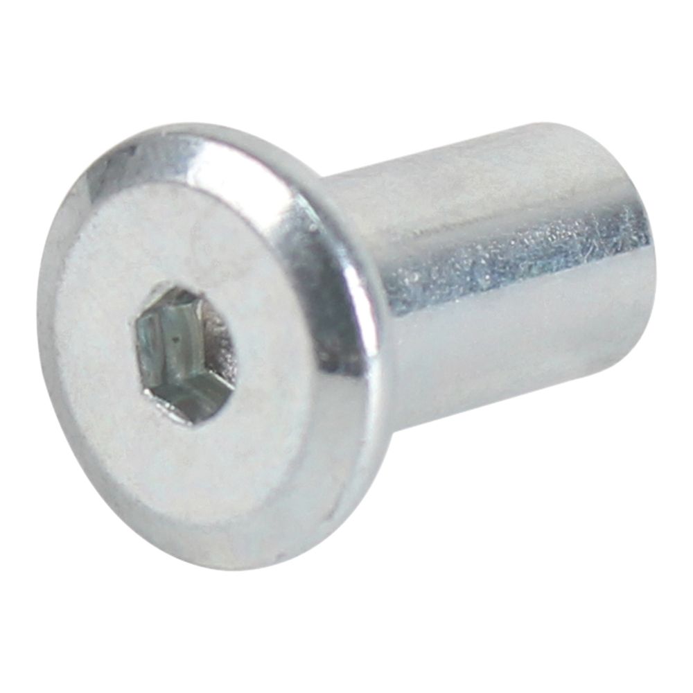 Easyfix Joint Connector Nuts M6 x 17mm 50 Pack - Screwfix