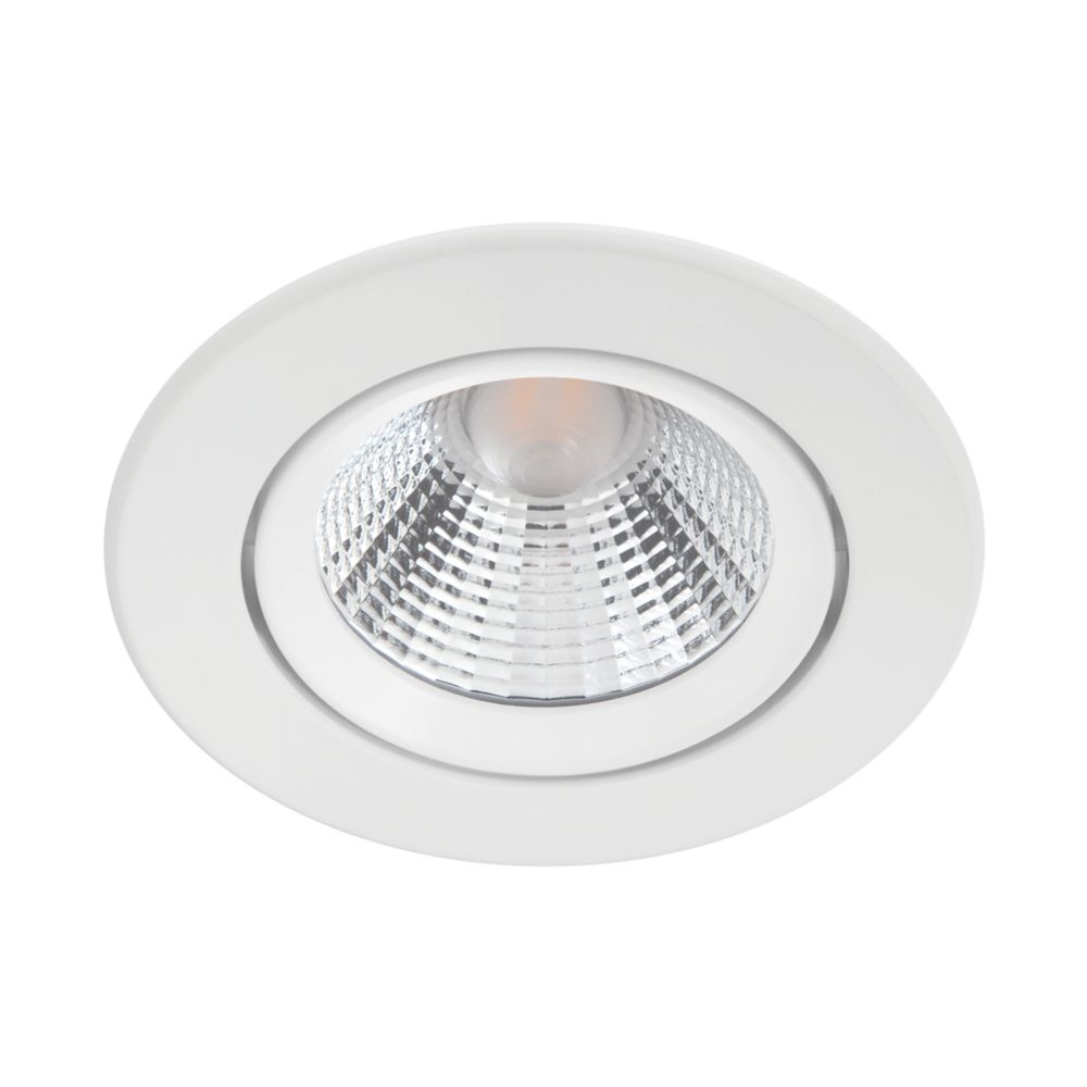Philips Sparkle Adjustable Head LED Downlight White 5.5W 350lm - Screwfix