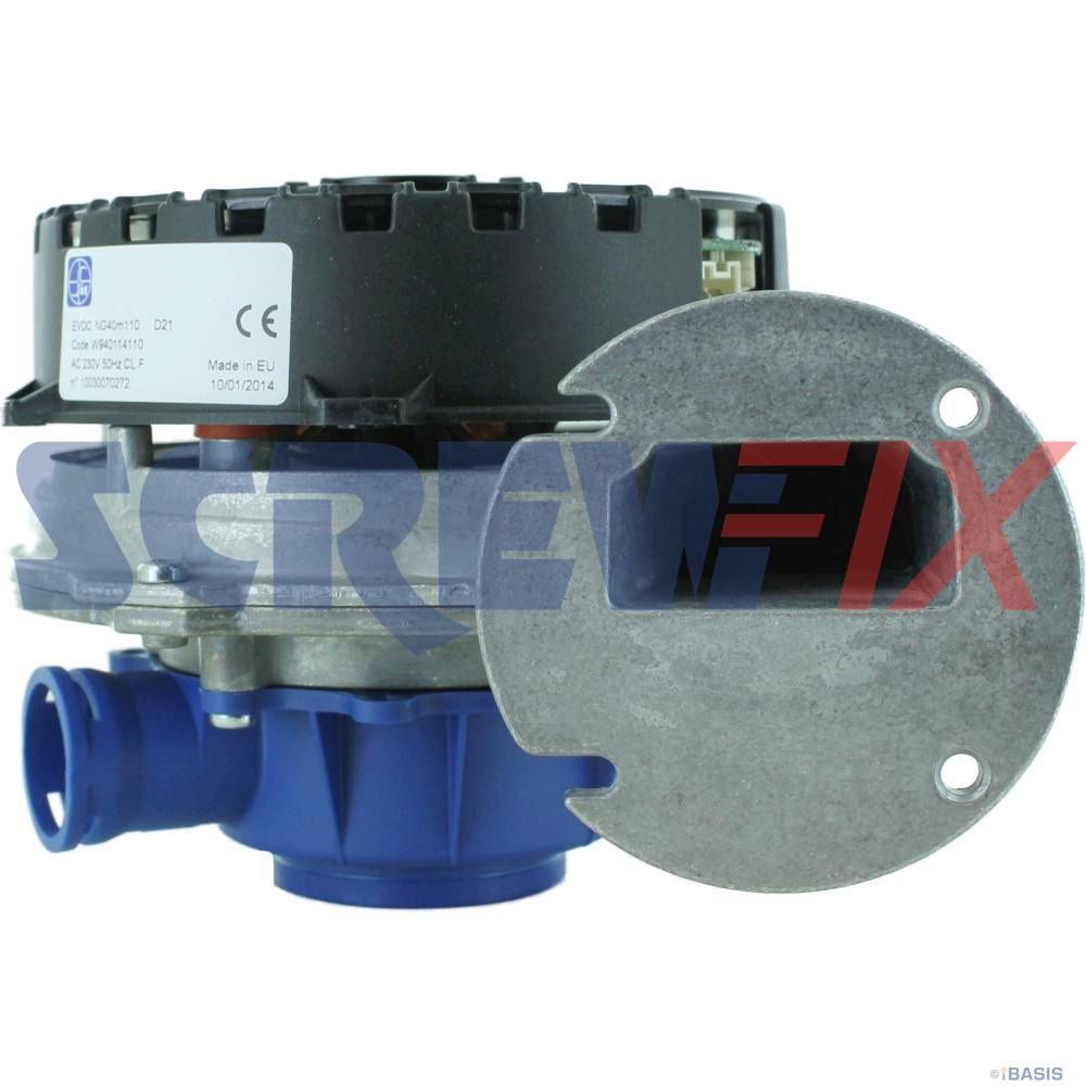 Vokera 20081316 Fan Assembly with Built-In Mixer - Screwfix