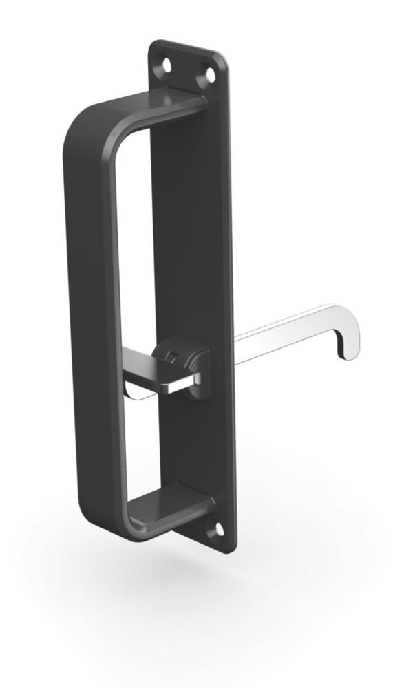 GateMate Suffolk Latch Black 50mm - Screwfix
