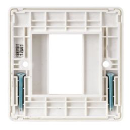 LAP 1-Module Modular Faceplate White - Screwfix