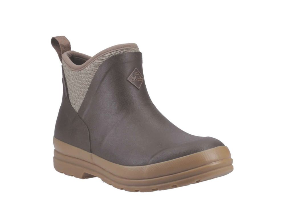 Muck Boots Originals Ankle Boot Size 4 Womens Brown Non Safety Wellies ...