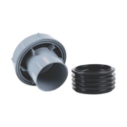 FloPlast Push-Fit Air Admittance Valve Grey 110mm - Screwfix