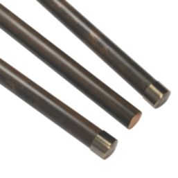 Rothley Hardwood Handrail Kit Ebony 3600mm - Screwfix