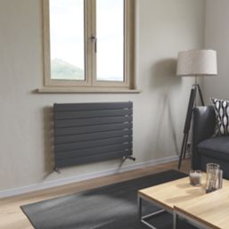 Ximax Oceanus 595mm x 900mm 1949BTU Anthracite Horizontal Designer ...